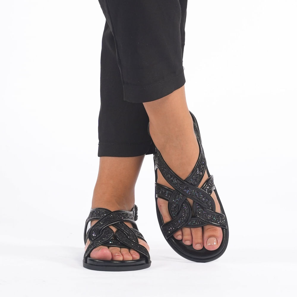 Sandália Rasteira OSC Curves Feminino | Oscar